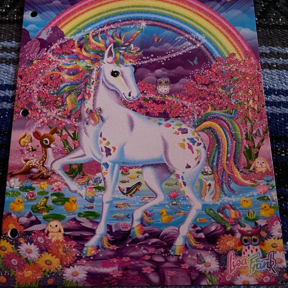 Other | Lisa Frank Rainbow Mischief 2 Pocket Folder | Poshmark